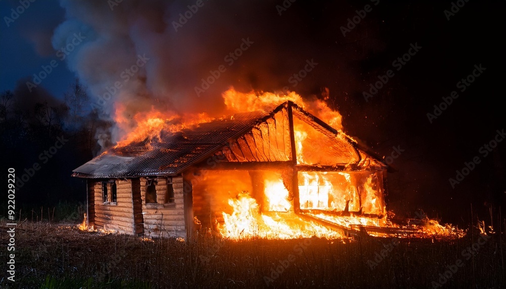 "Nightfall Inferno: The Accidental Blaze that Consumed the Wooden ...