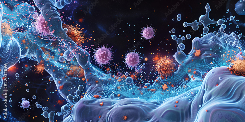 Microscopic view of Incubation Period, time between exposure to an ...