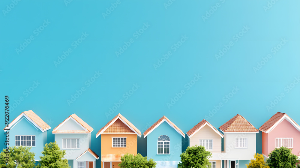 Background image of a residential area of houses and neighborhoods ...