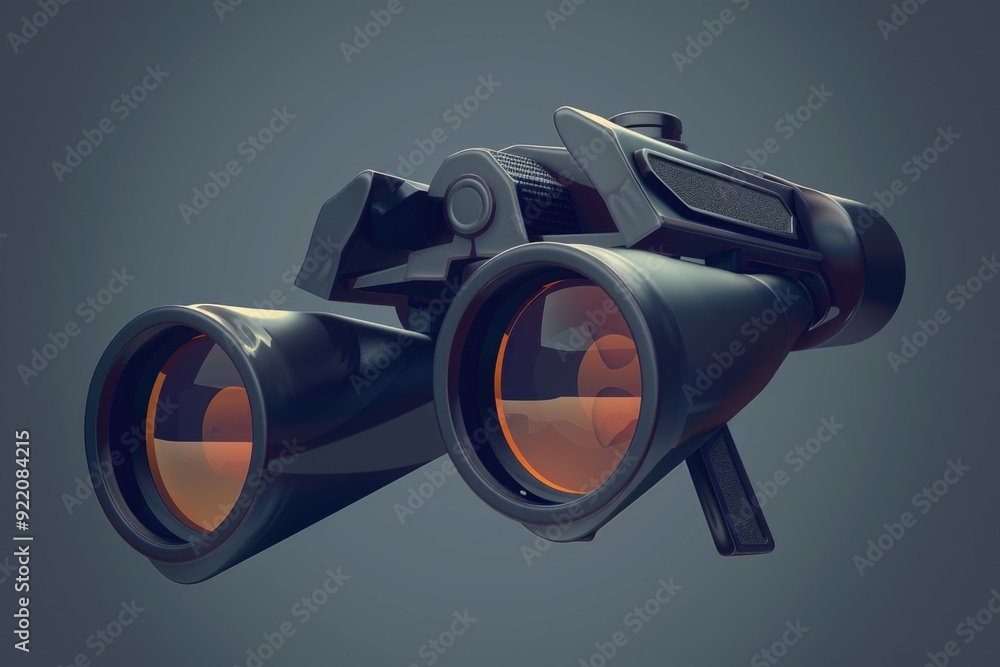 Futuristic sniper rifle with scope and integrated technology for ...