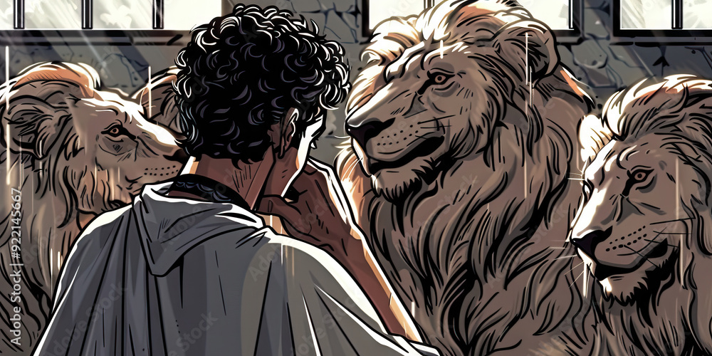 Daniel in the Lions' Den - Supernatural Shield: Daniel's Serenity ...