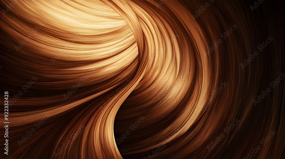 Rich shades of brown blending into a smooth gradient, with a flowing ...