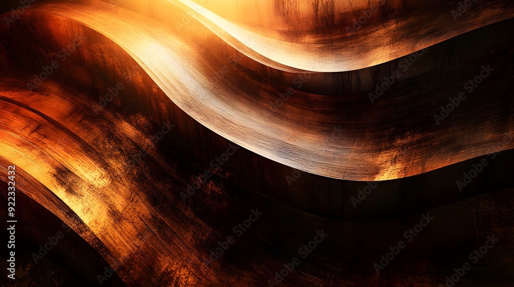 ภาพประกอบสต็อก Rich shades of brown blending into a smooth gradient ...