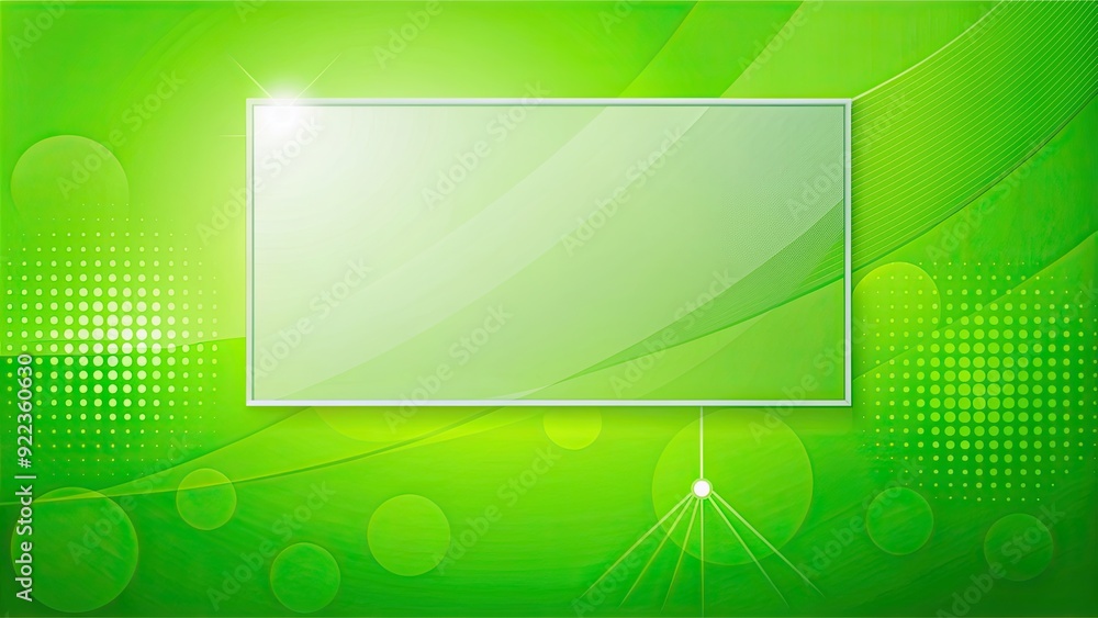 Green presentation slide background with gradient effect and space for ...