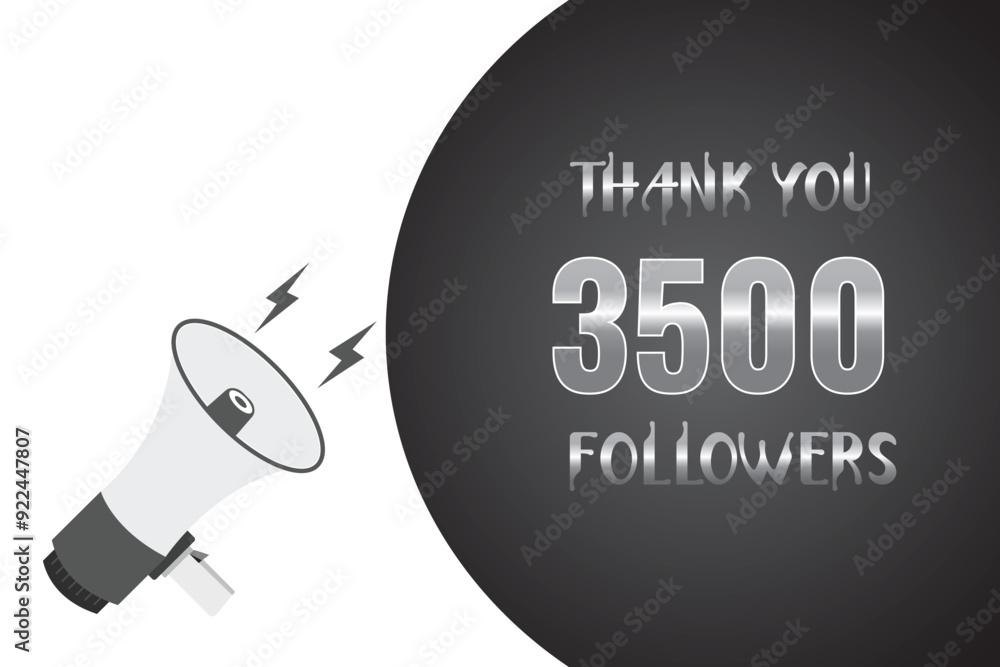 3500 OR 3.5k followers celebration. Thank you 3500 followers ...
