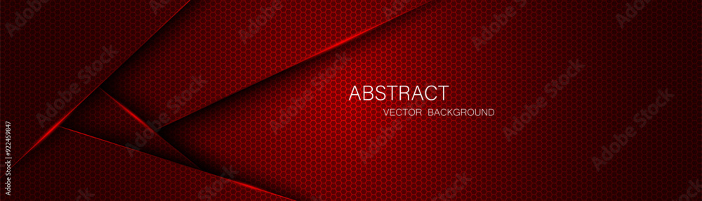 Abstract red steel mesh background with red glowing lines with free ...