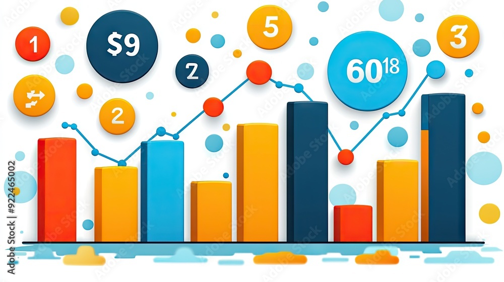 Create a manual graphic that displays numerical data using bar charts ...