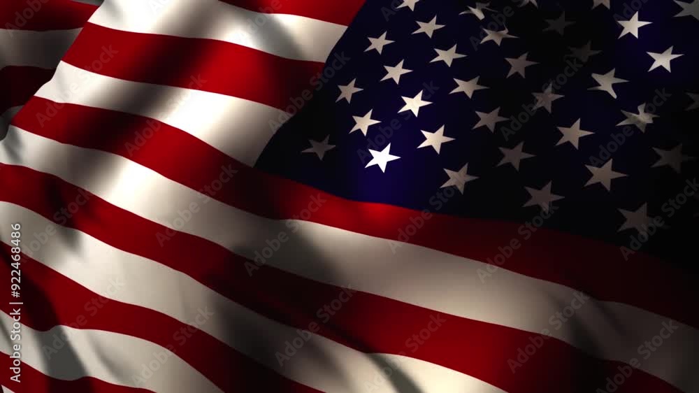 Flag Video, Animation American Flag Video, Waving USA Flag Animation ...
