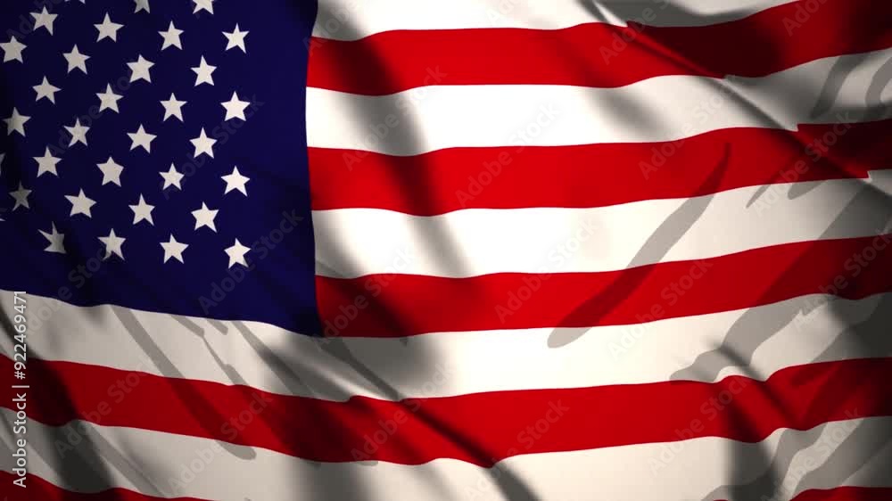 USA Government Flag Animation Video, Animation American Flag Video ...