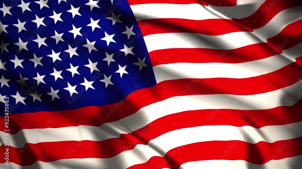 American Flag Video, Animation American Flag Video, Waving USA Flag ...