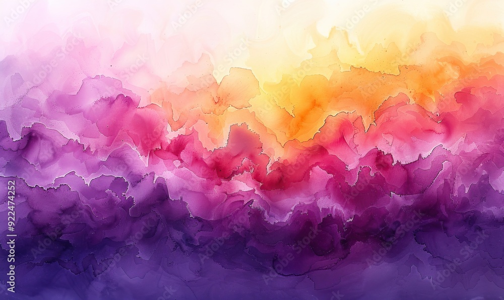 soft hues of light purple pink rose peach yellow,vanilla blend in an ...