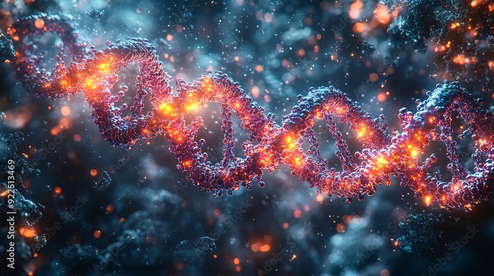 High-Resolution DNA and Chromosome Diagram: A high-resolution diagram ...