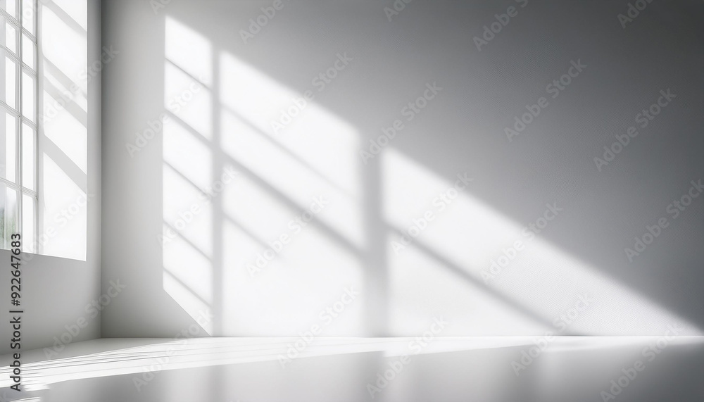 Realistic and understated abstract light white background with fuzzy ...