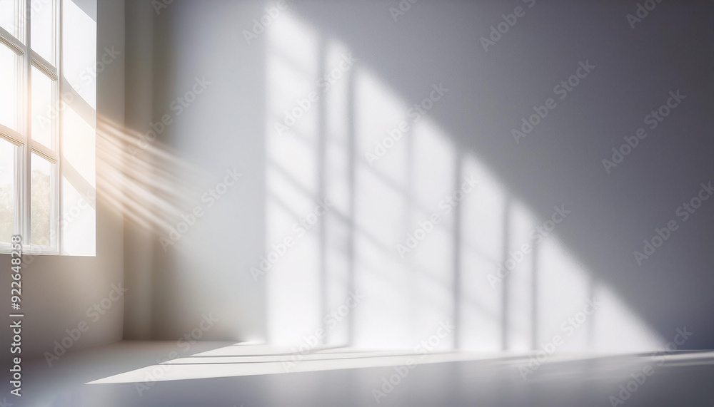 Realistic and understated abstract light white background with fuzzy ...