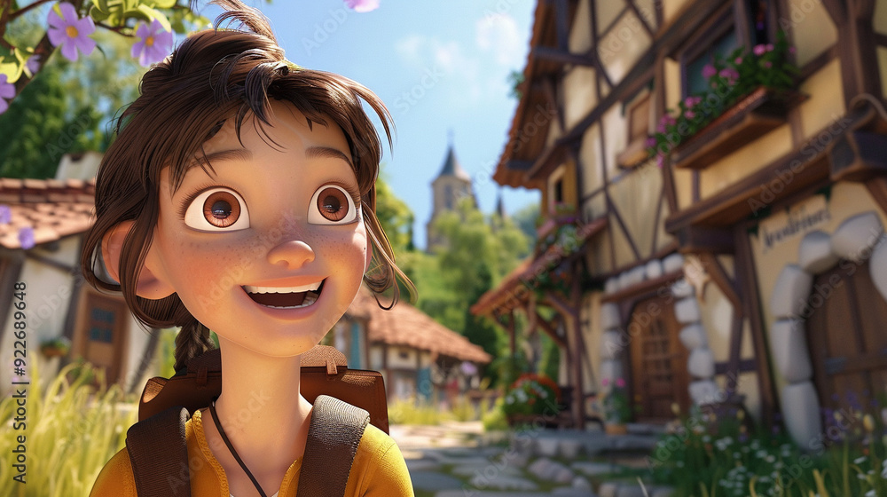 A princess visiting neighboring villages to understand her subject's ...