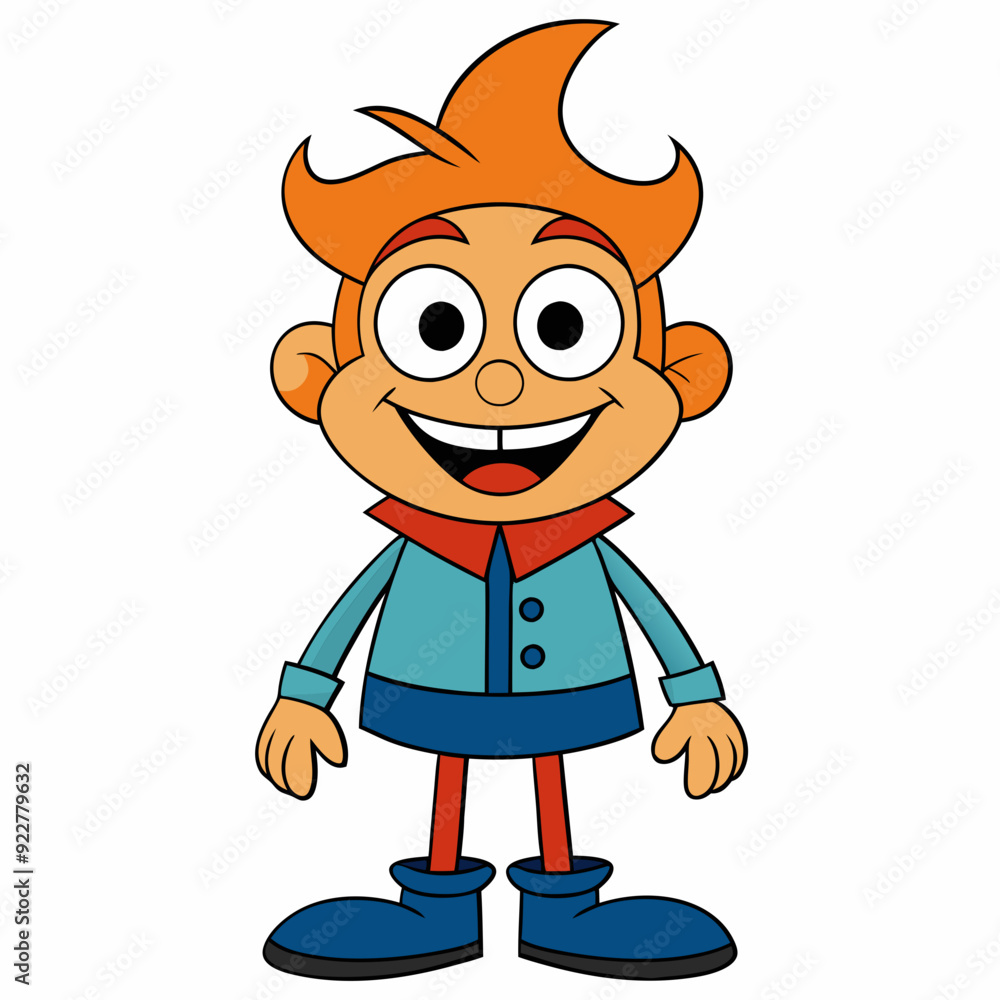 cartoon, boy, child, kid, vector, illustration, character, people ...