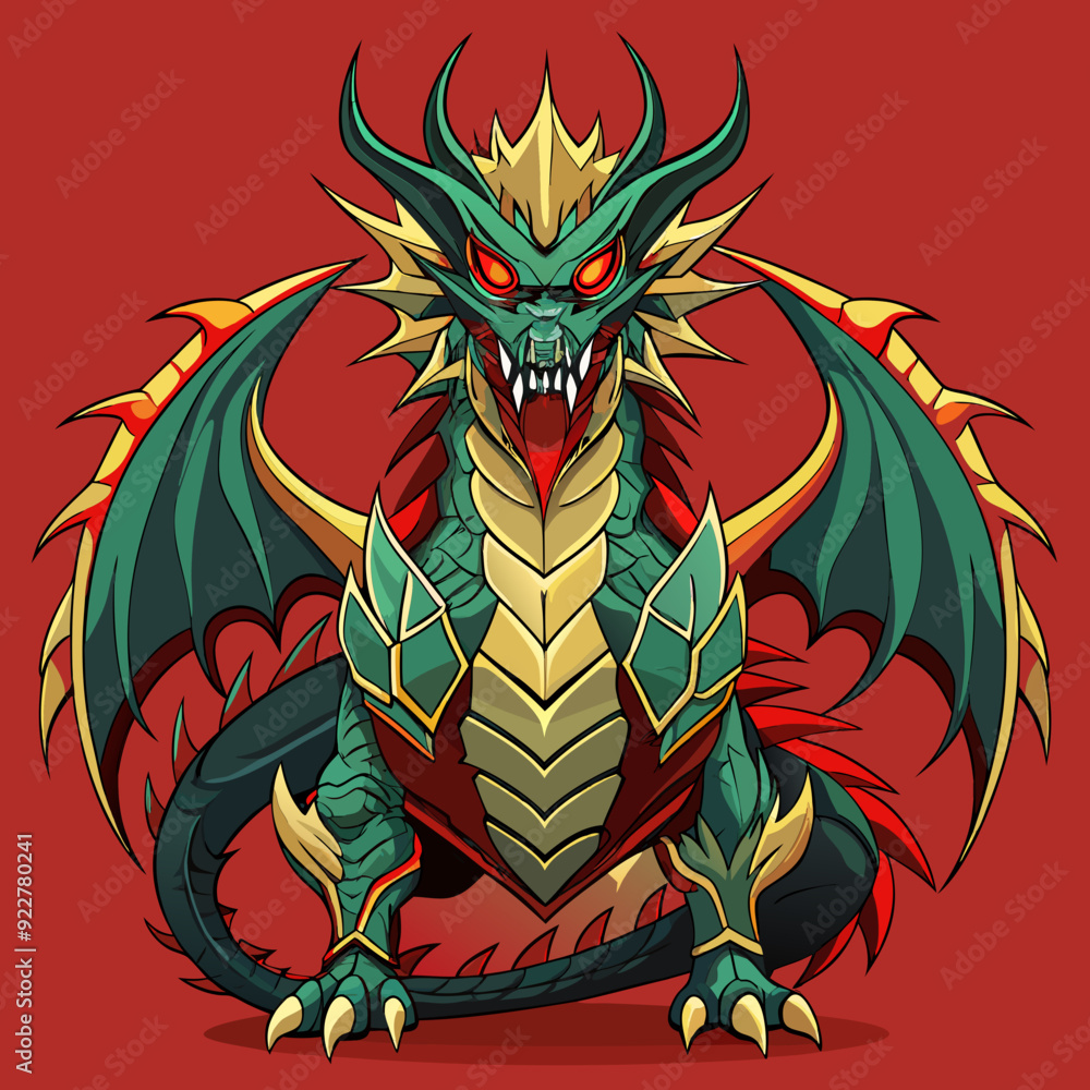Dragon logo, esport logo, esports logo, dragon symbol, red dragon ...