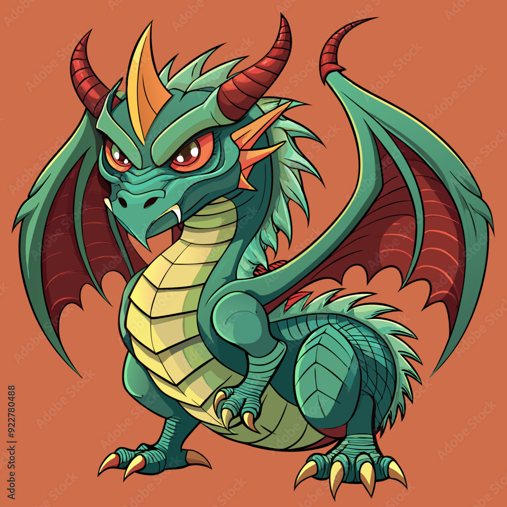 Dragon logo, esport logo, esports logo, dragon symbol, red dragon ...