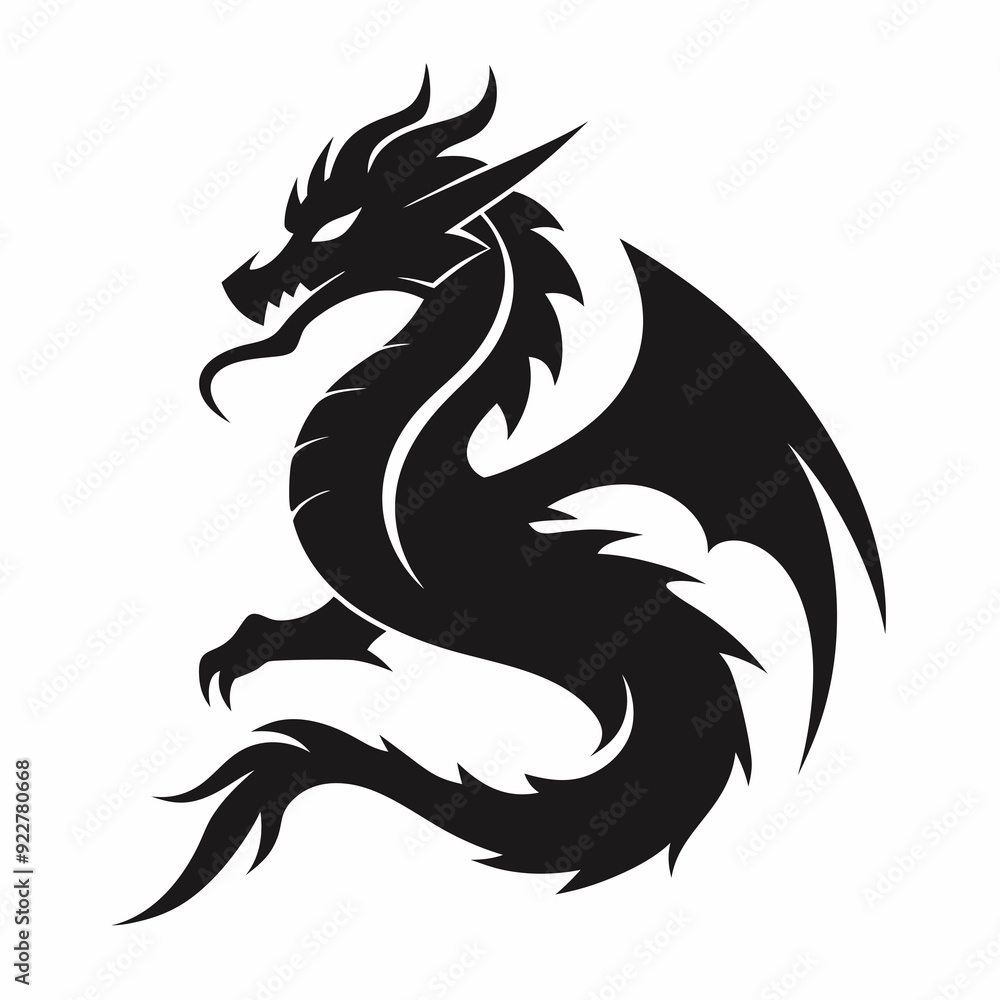 Dragon logo, esport logo, esports logo, dragon symbol, red dragon ...