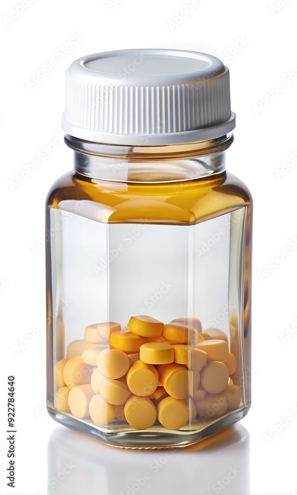 High Quality Pharmaceutical Packaging Orange Plastic Pill Bottles and ...