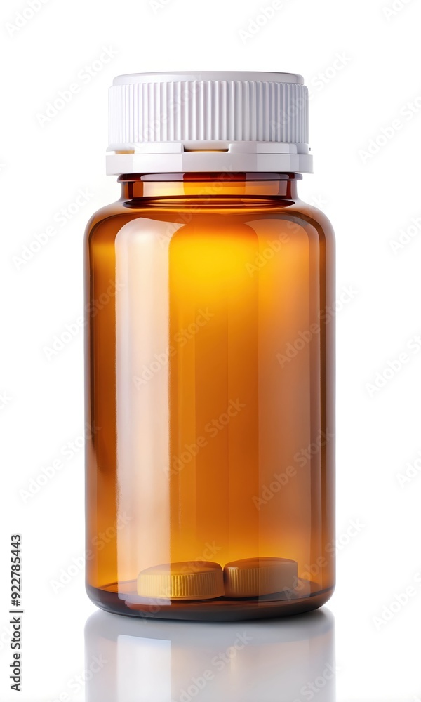 High Quality Pharmaceutical Packaging Orange Plastic Pill Bottles and ...