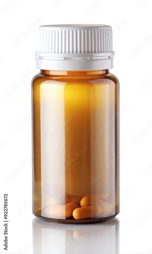 High Quality Pharmaceutical Packaging Orange Plastic Pill Bottles and ...
