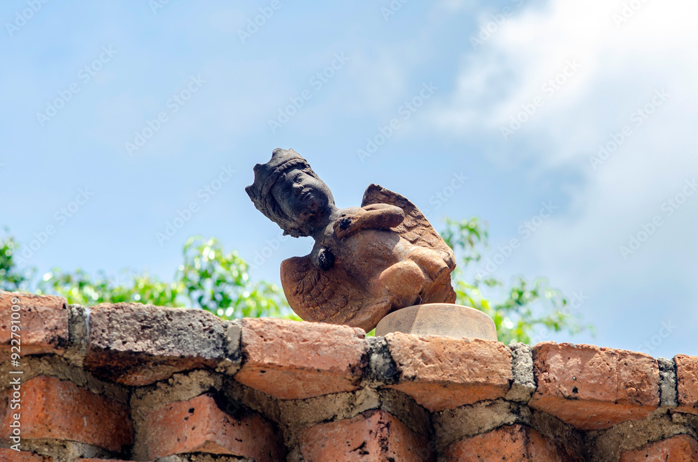 escultura, rey, angel, escultura, templo, catolico, cielo, piedra ...