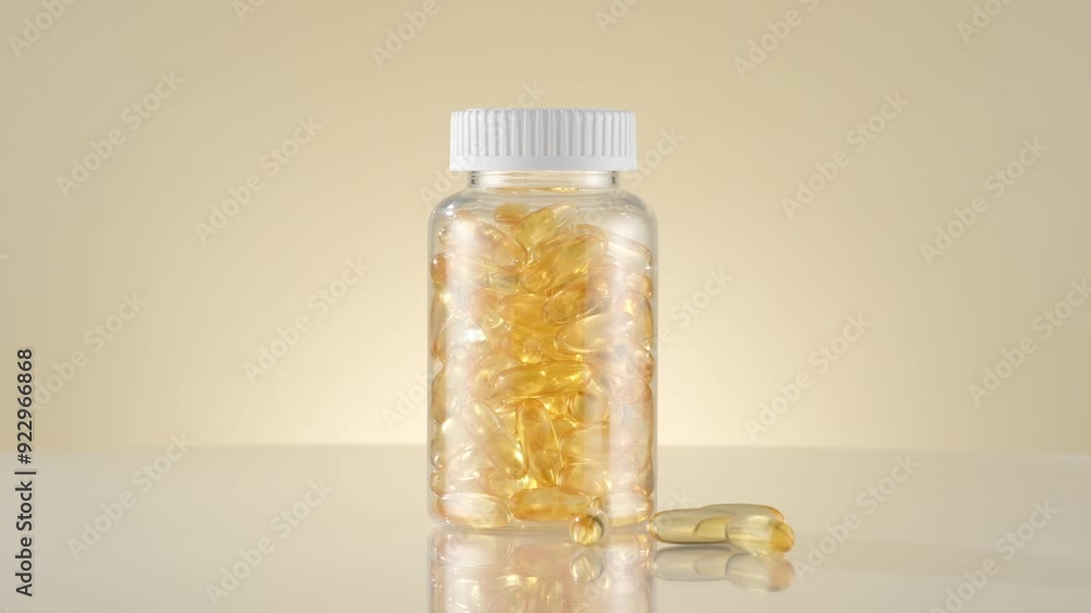 Scene of medicine sample product for commercial video, from front view ...