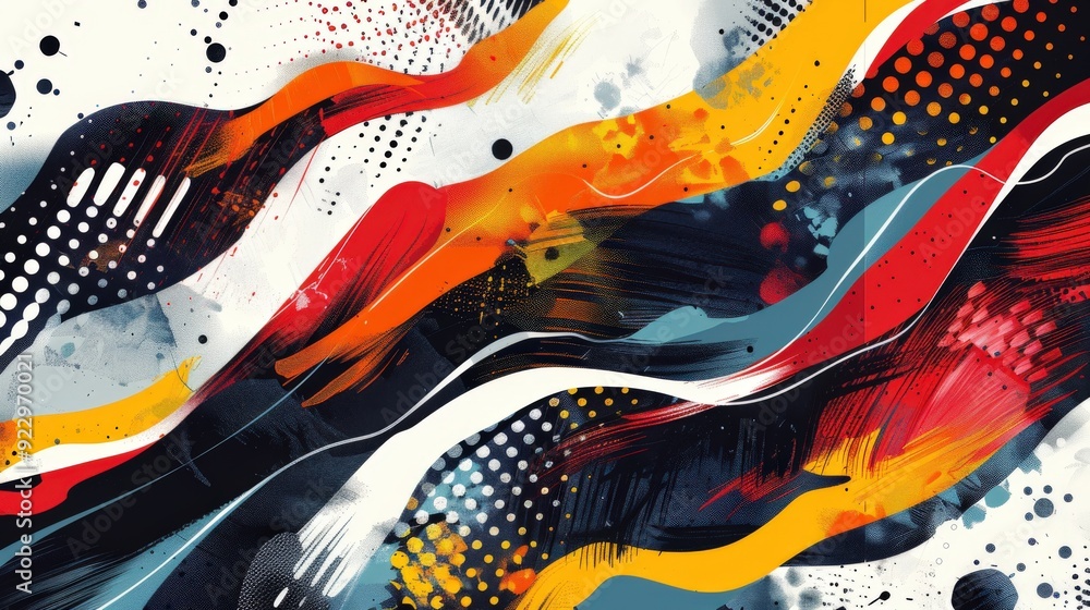 Craft a visual of a modern abstract background using vector ...