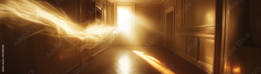 Poltergeist energy causing lights to flicker and shadows to move ...