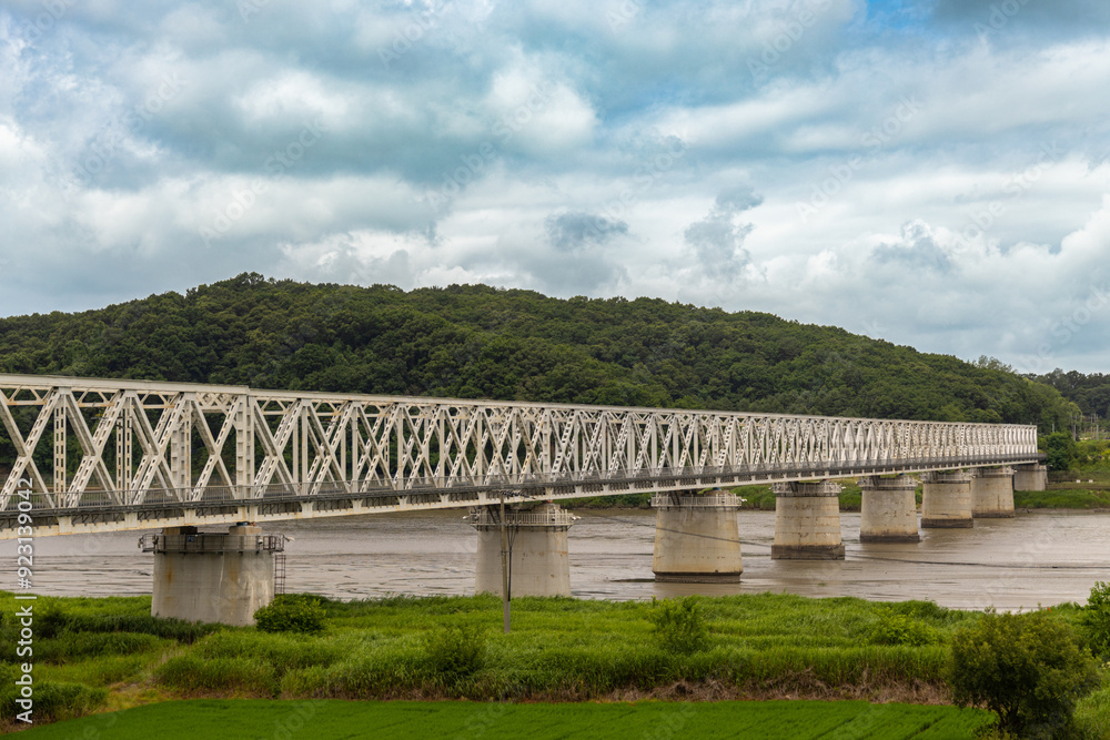 Imjingang Railway Bridge, Dokgae Bridge, Korean Demilitarized Zone, DMZ ...