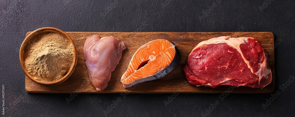 Nutrition label comparison of whey protein and meat, Protein Content ...