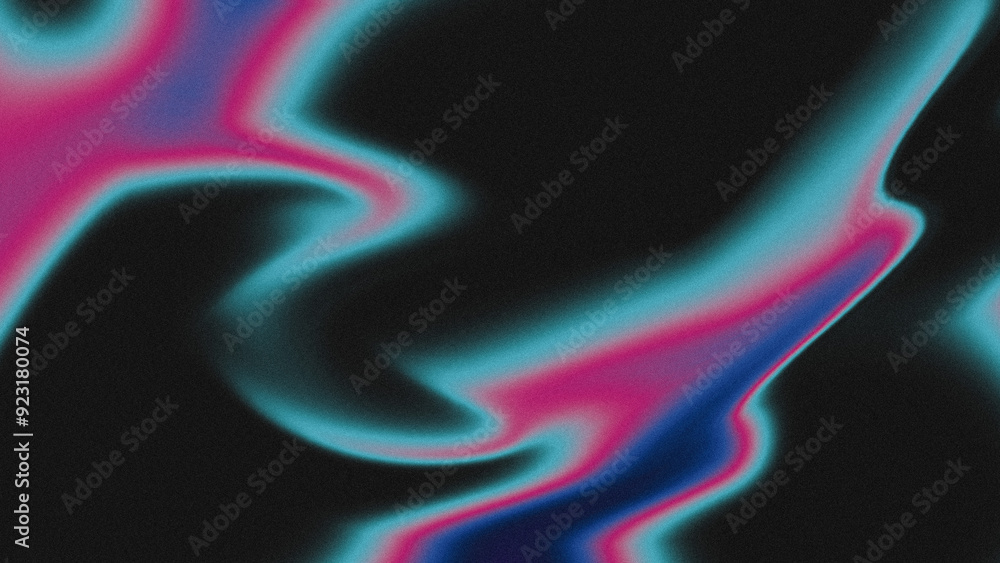 Y2k liquid gradient background with vintage film noise. Cool abstract ...
