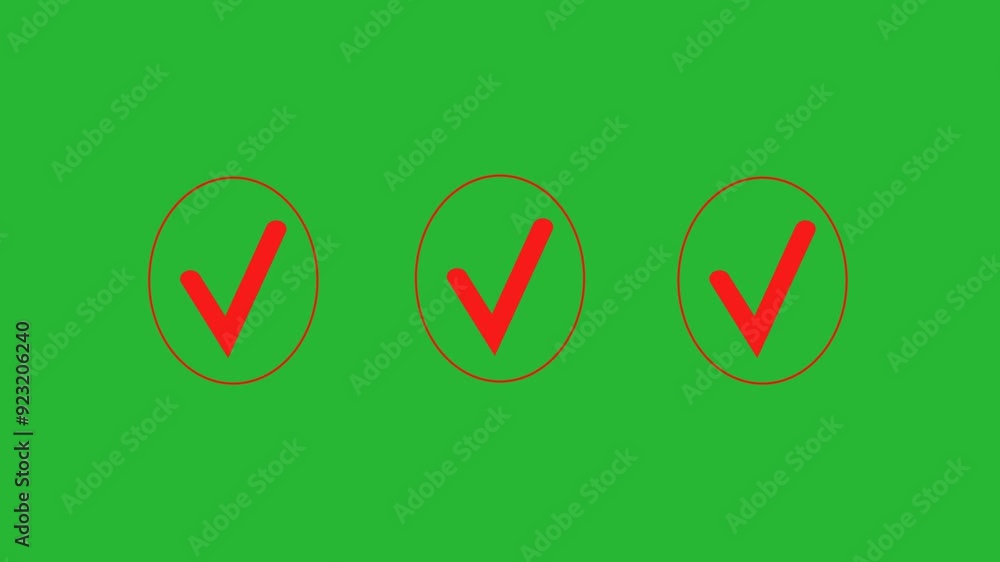 check mark or tick mark phone confirm icon animation, icon of approved ...