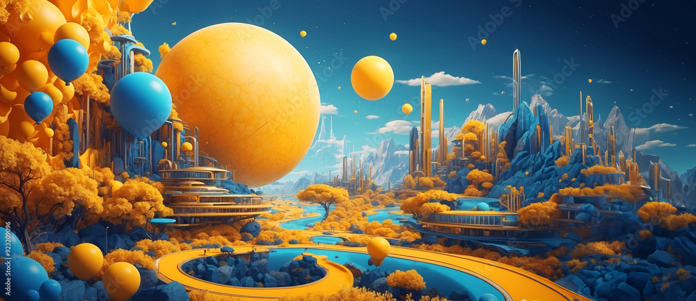 World Environment and Earth Day Concept with Colorful Globe and Eco ...