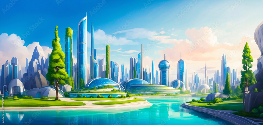 World Environment and Earth Day Concept with Colorful Globe and Eco ...