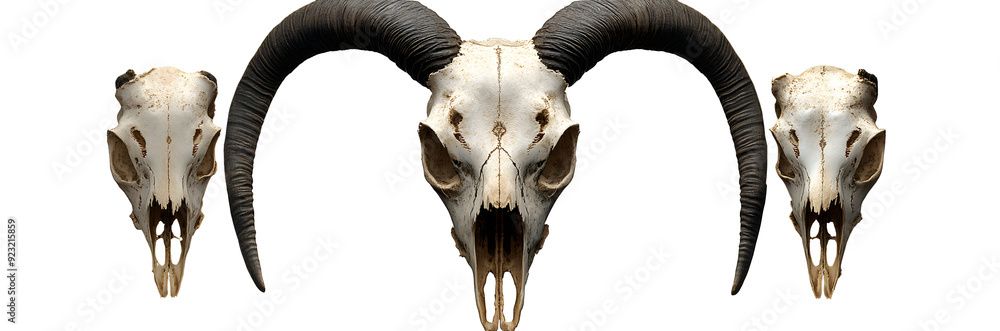 goat skull isolated on transparent background ,satanic symbol skull ...