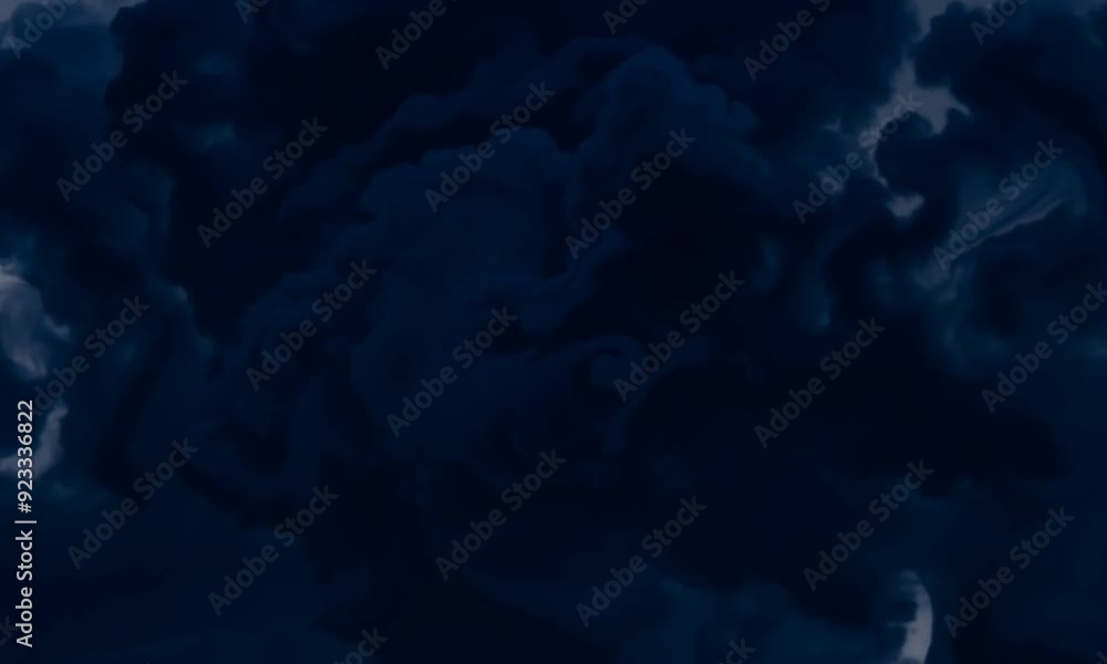 Abstract Navy Blue Swirling Clouds: A mysterious and captivating ...