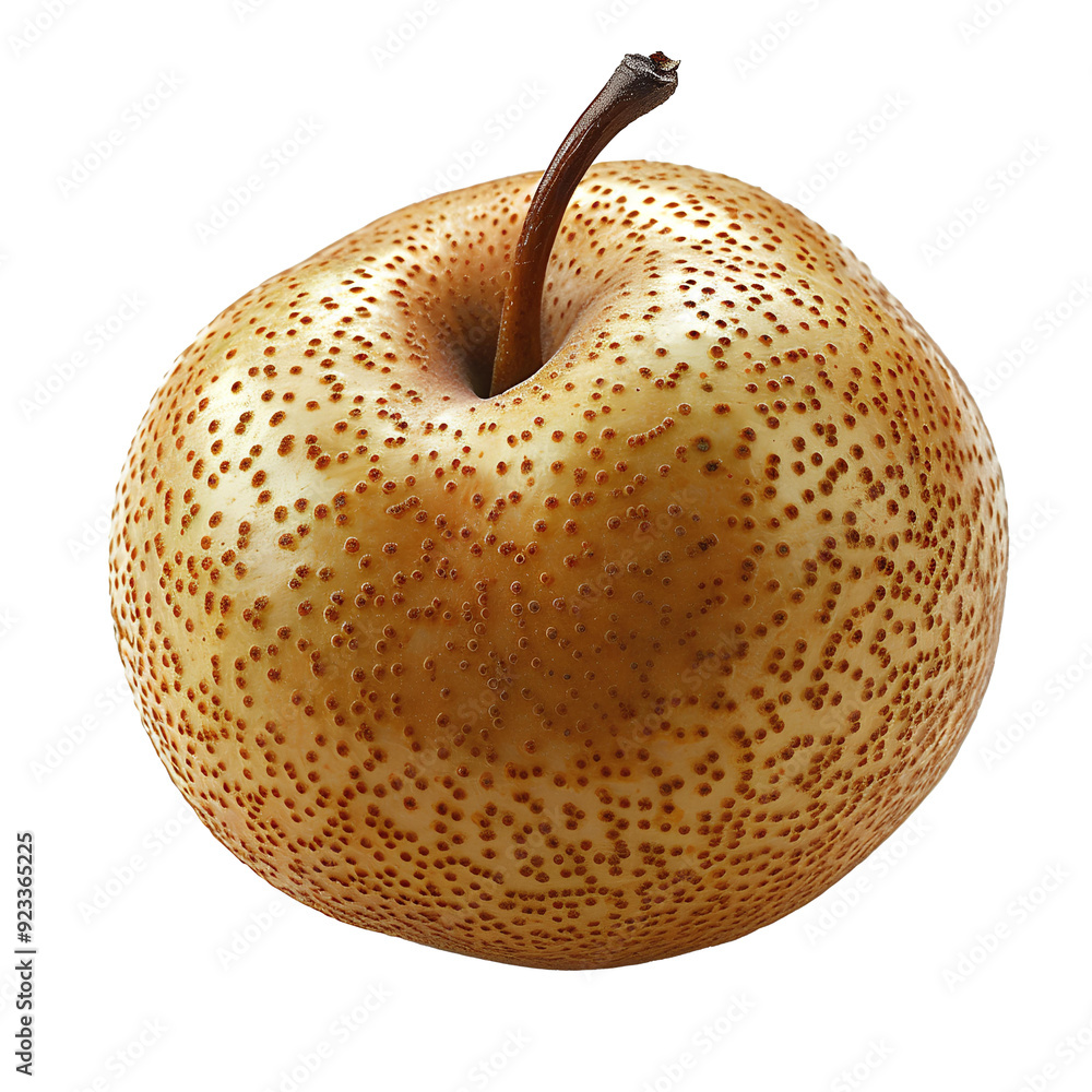 Asian pear PNG. juicy and ripe asian pear top view isolated. Korean ...