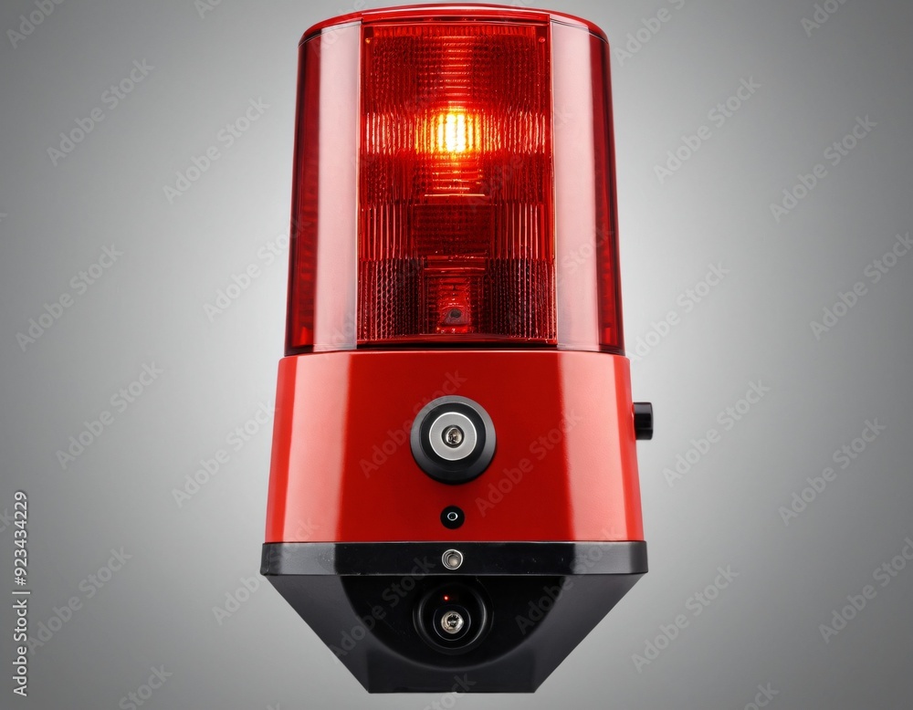 Red Color Emergency Light Warning Vehicular Police Alarm Siren Buzzer ...
