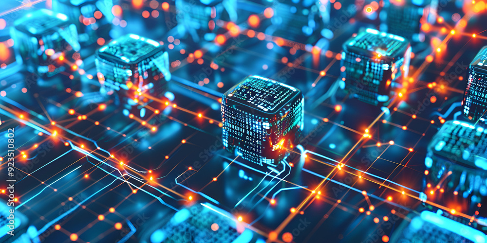 Cubic Connections, Advanced Blockchain Structure Visualized as ...