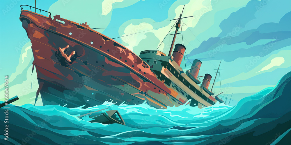 Shipwrecks are the sinking tales of the sea, claiming vessels and ...