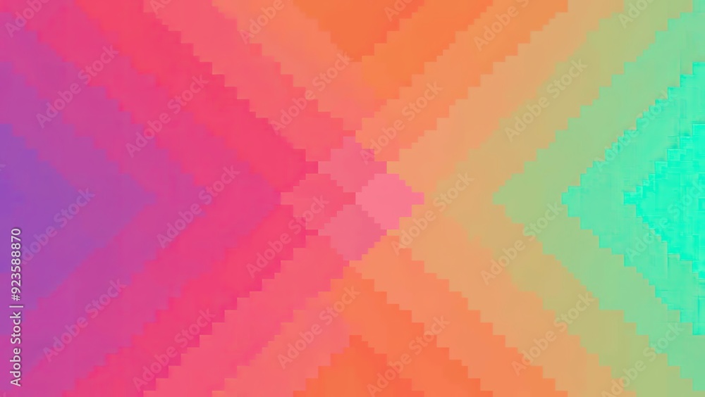 Radial Pixel Gradient background noise texture color gradient with copy ...