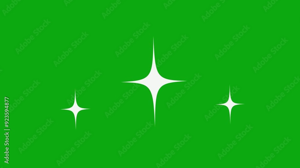 white star blinking, twinkling Star or blinking light effect on black ...