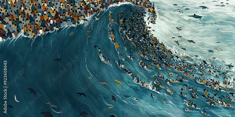 Overpopulation is the silent tsunami of humanity, straining resources ...