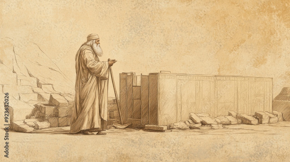 Exodus:The Tabernacle Construction, Exodus Story: Moses Inspecting ...