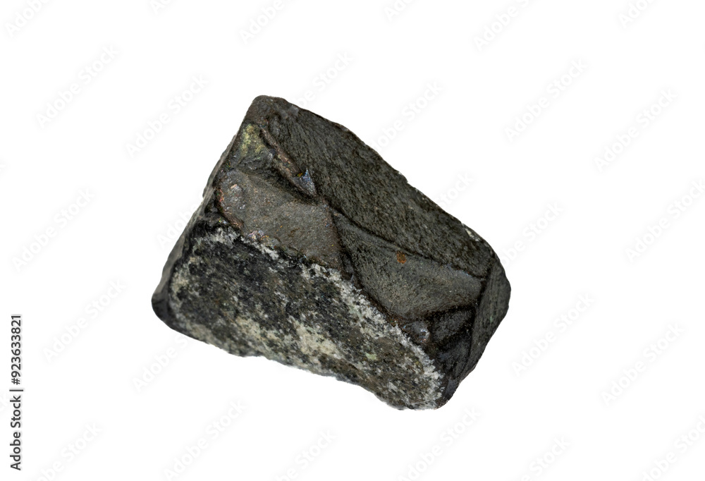 Copper ore nugget texture, rock fragment, mineral structure, raw ...