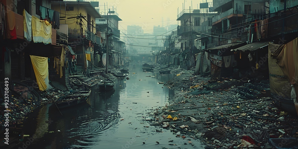 Stark Depiction of an Indian Slum: Economic Hardship, Garbage, and ...