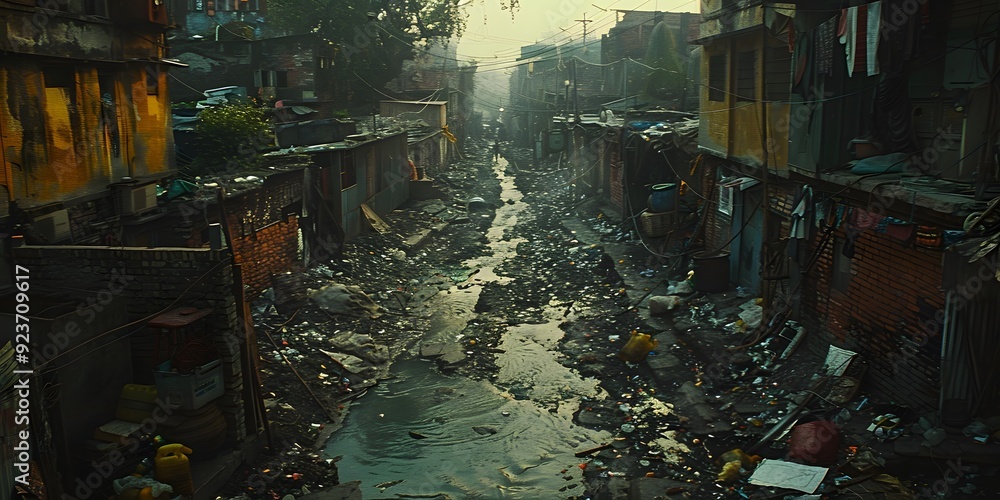 Stark Depiction of an Indian Slum: Economic Hardship, Garbage, and ...