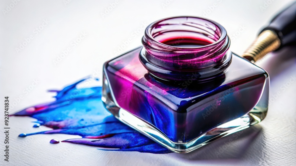 Ink that resists smudging and smearing when touched, non smear, ink ...